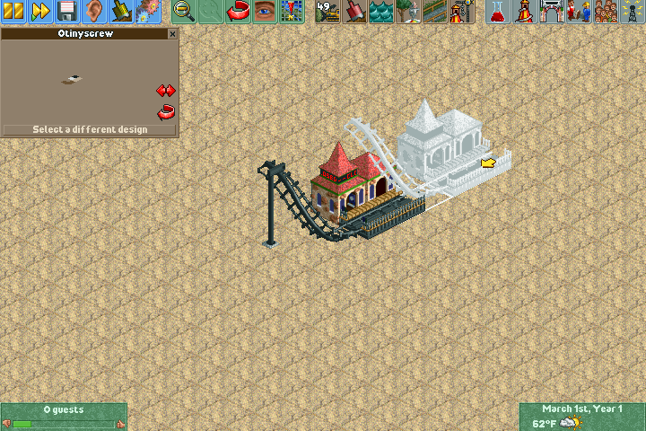 Clearance checks when placing pre-built rides are sometimes stricter than necessary · Issue ...