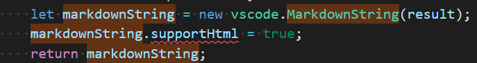 Markdownstring Supporthtml Isn T In The Release · Issue 135394 · Microsoft Vscode · Github