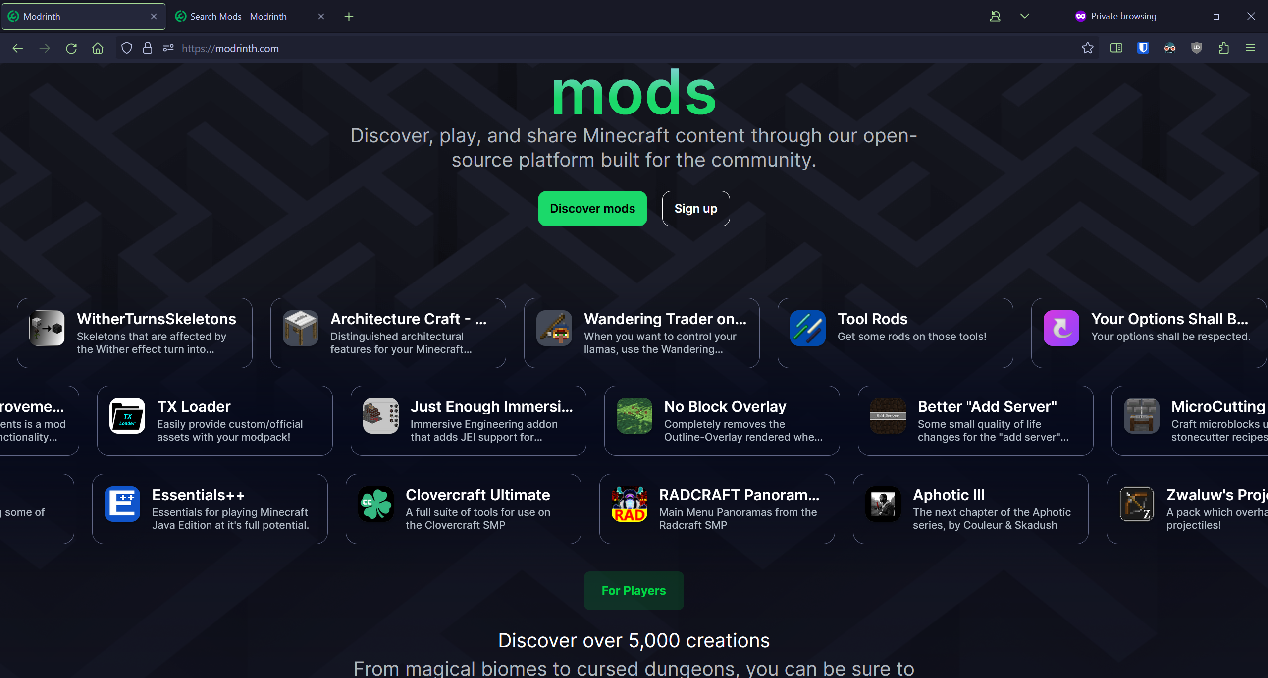 On main page lower part of project cards is not always showing up depending on zoom level ...