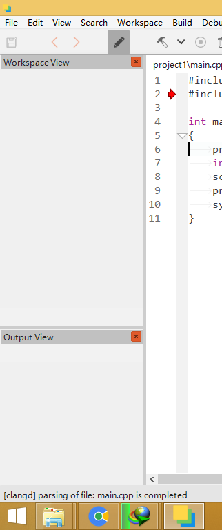 Why "Workspace view" and "Output View" is empty? · Issue #2658 · eranif/codelite · GitHub
