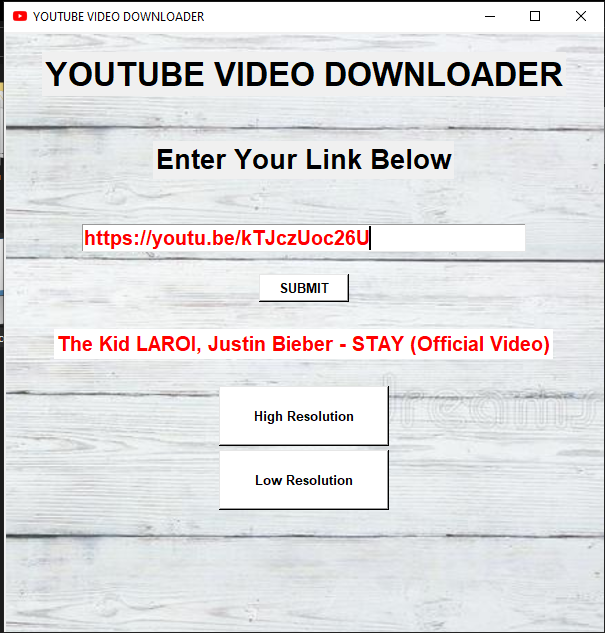 GitHub - prateeekgoel7248/YouTube-Video-Downloader: I had tried to make ...