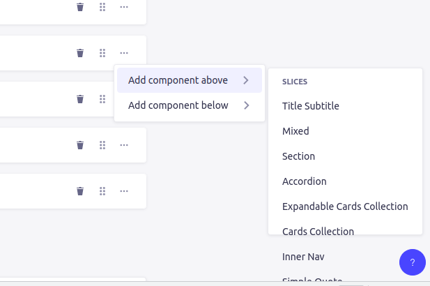 Dynamic zone : insert after or before display issue when having a lot of components · Issue ...
