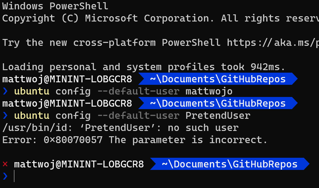 Instructions For Setting Default User Are Wrong · Issue 764 · Microsoftdocswsl · Github