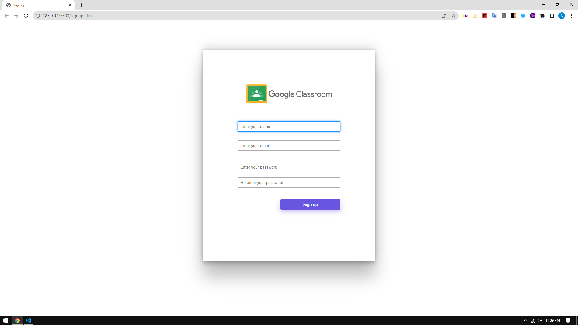 GitHub - ShadmanShariar/Google_Classroom_Clone: Google Classroom Clone - Web App (Not Finished Yet)
