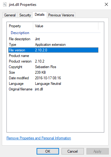 File Version 0 0 0 0 · Issue 417 · Sebastienros Jint · Github
