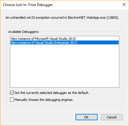 Debugging via Debugger.Launch or possible via launchSettings? · Issue ...