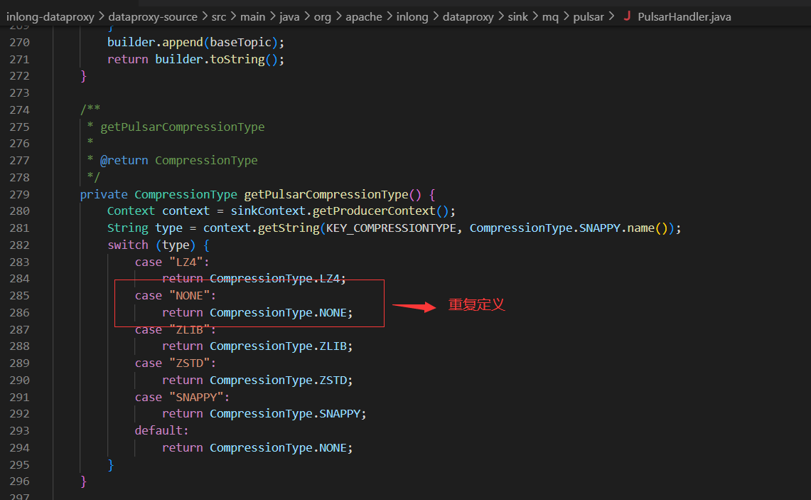 [Improve][DataProxy] Delete duplicate definitions · Issue #7513 · apache/inlong · GitHub