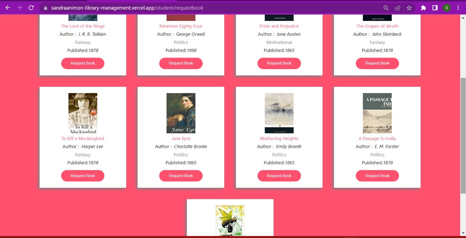 GitHub - SANDRAANIMON/Library-Management