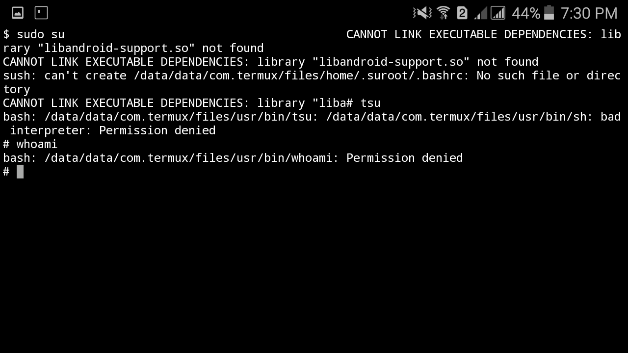 Ls L Data Data Com Termux Files Usr Bin Login · Issue 1847 · Termux