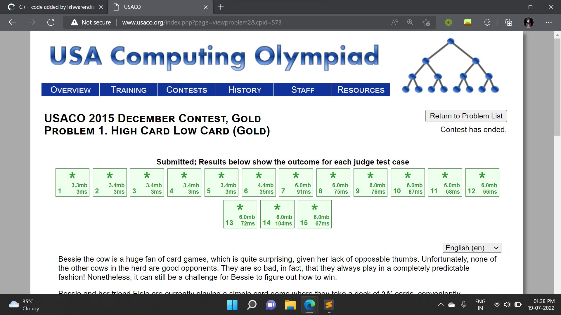 C++ code added by Ishwarendra · Pull Request #2939 · cpinitiative/usaco-guide · GitHub