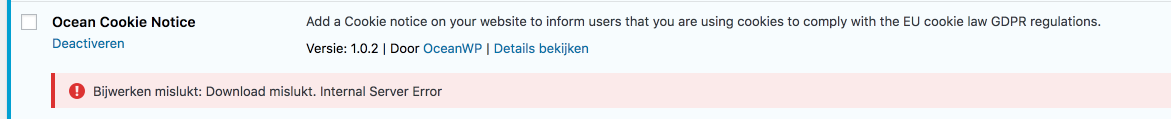 updating cookie notice extension fails · Issue #98 · oceanwp/oceanwp · GitHub