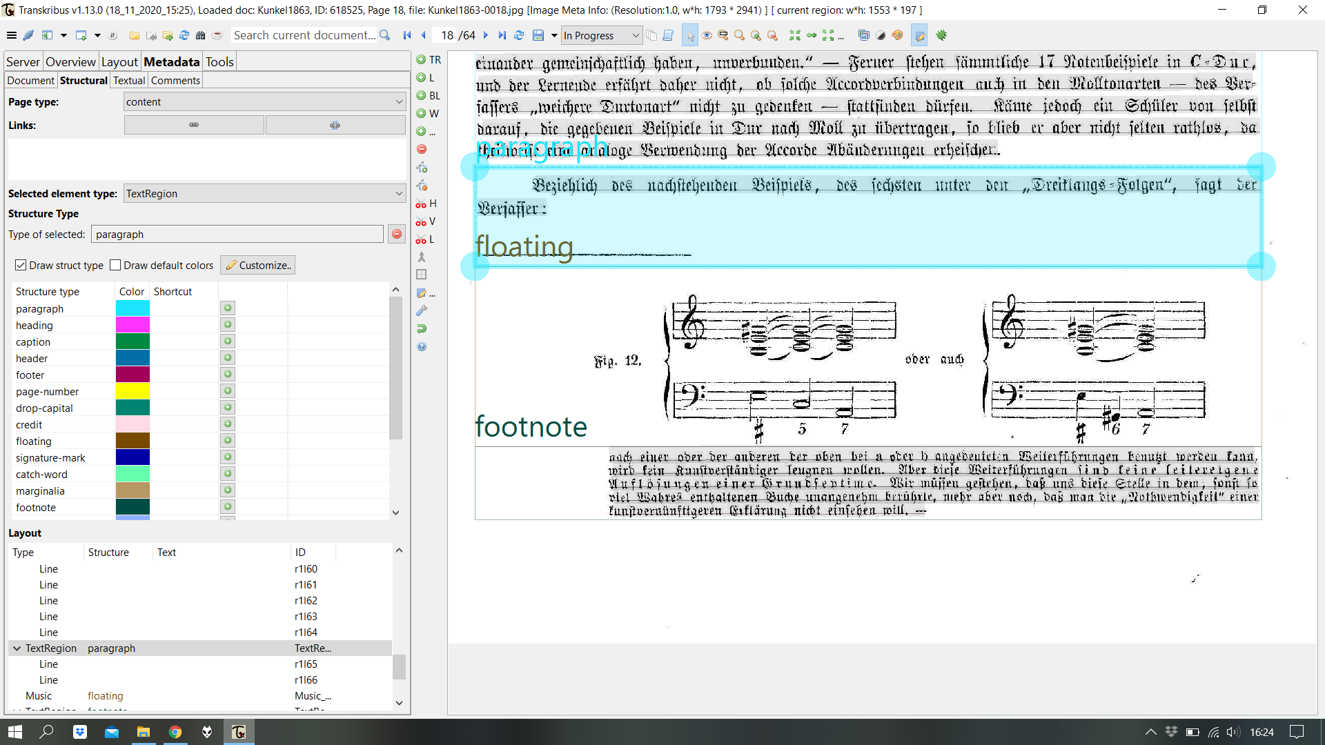 Kunkel p. 18 - How to clarify that the graphic relates to footnote area ...
