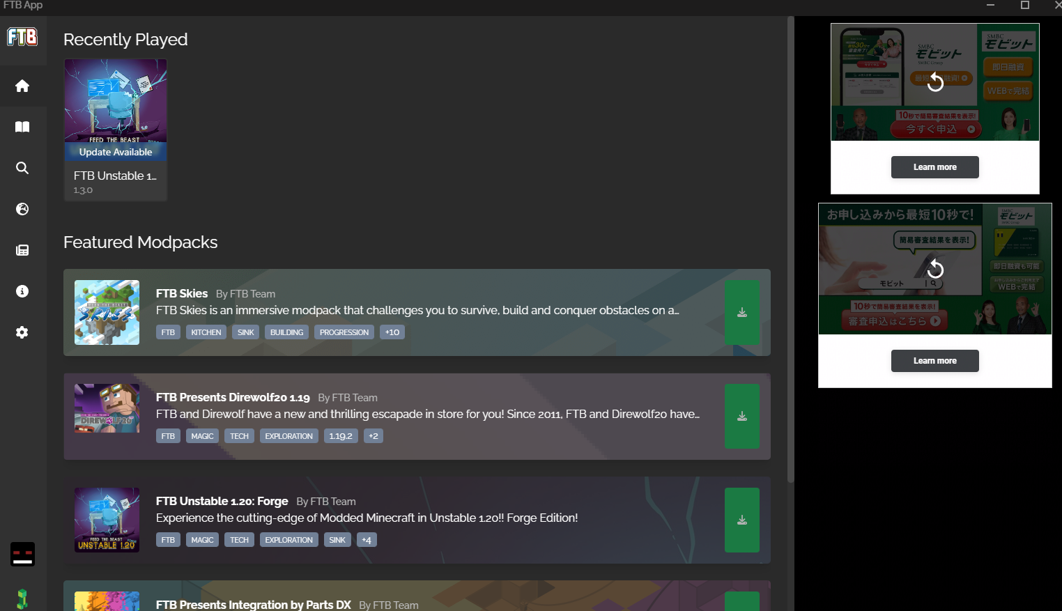 "When downloading, an error is displayed." · Issue #945 · FTBTeam/FTB-App · GitHub