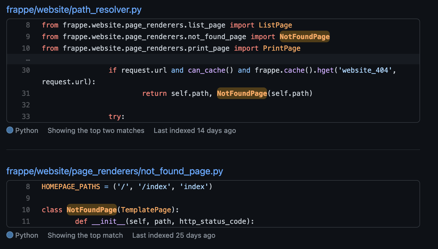 Error with NotFoundPage · Issue #13677 · frappe/frappe · GitHub