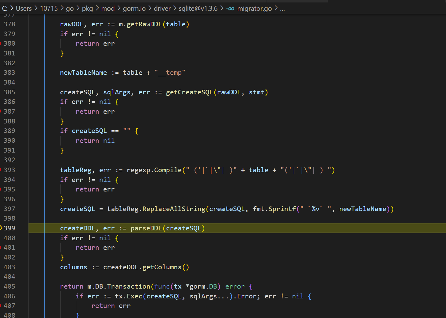 sqlite3 automigrate failed "table already exists" · Issue #5665 · go-gorm/gorm · GitHub