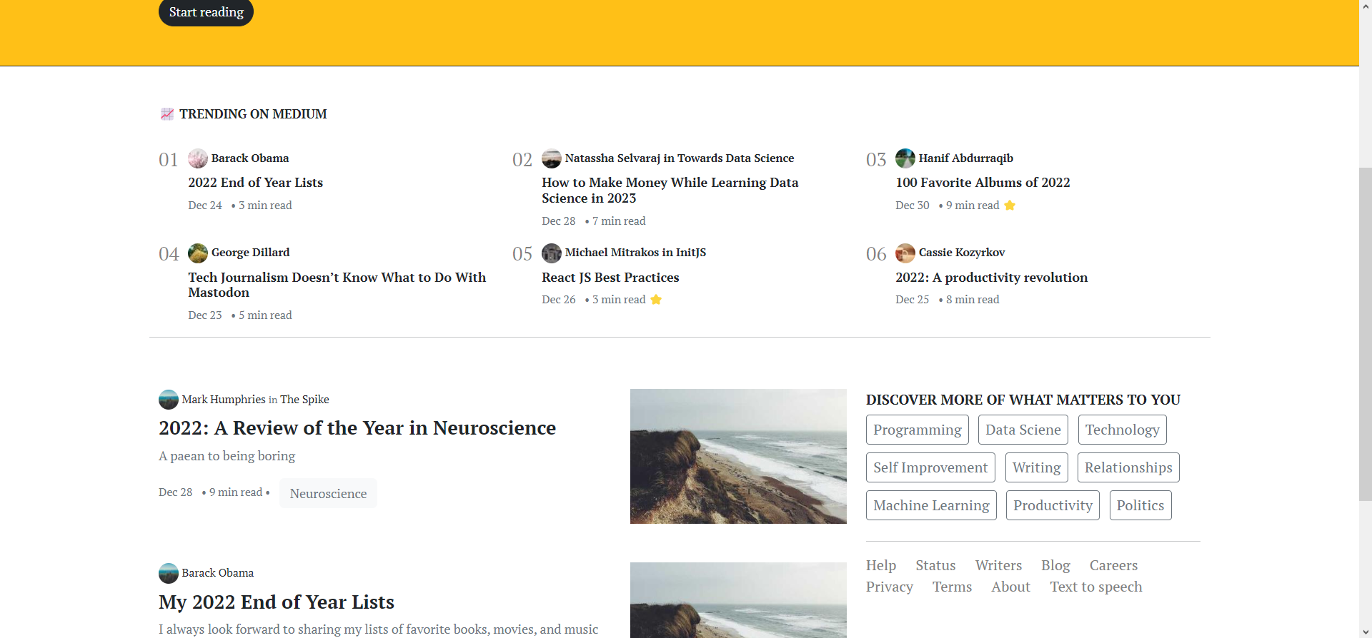 GitHub - alpertann/medium-clone: Bootstrap Medium Clone