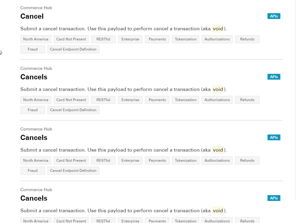 API Search Needs to Display Version or Not Return in Results · Issue #327 · Fiserv/Support · GitHub