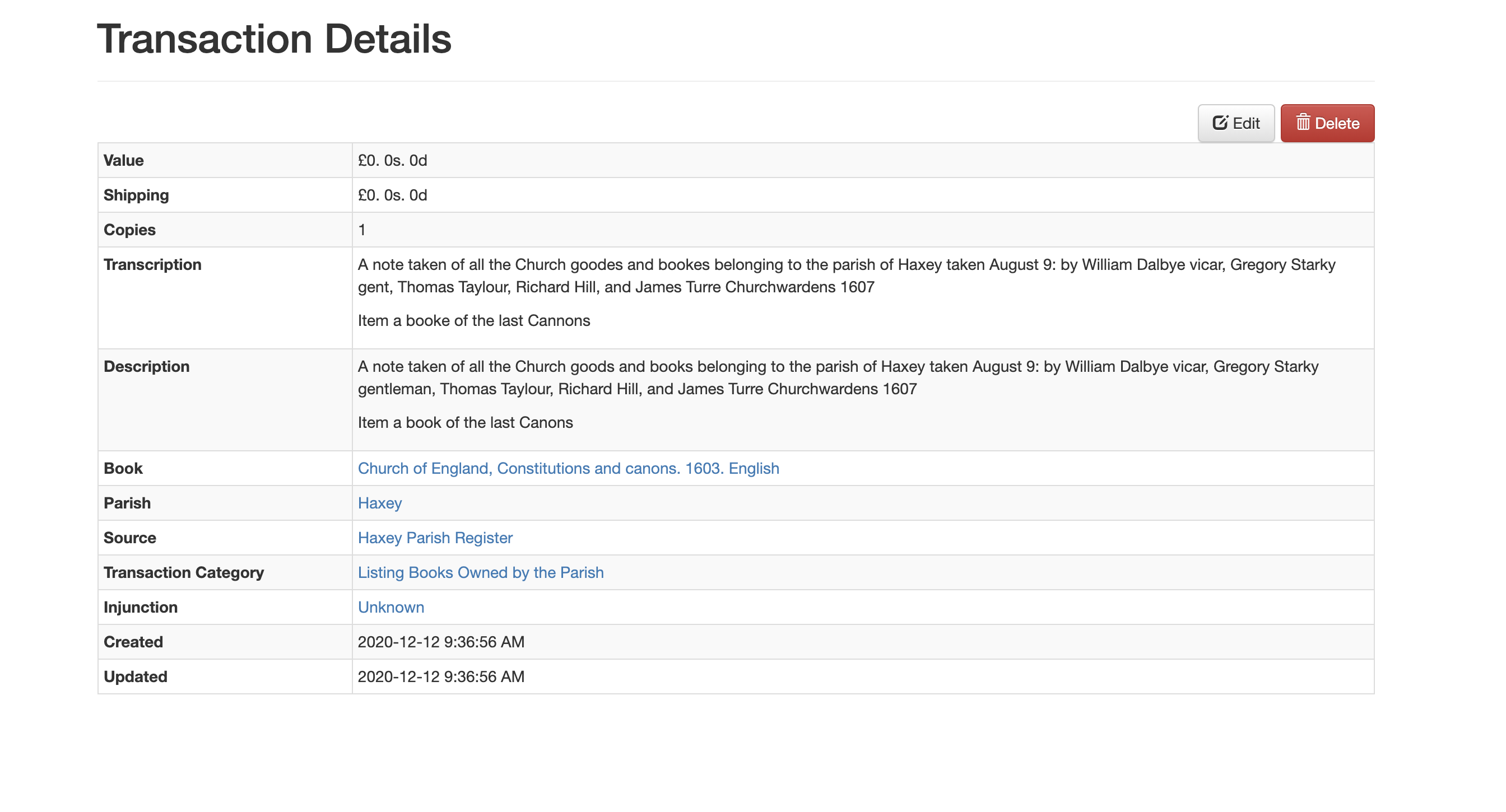 Revising Transactions to capture Inventories and Existing Books? · Issue #27 · sfu-dhil/bep · GitHub
