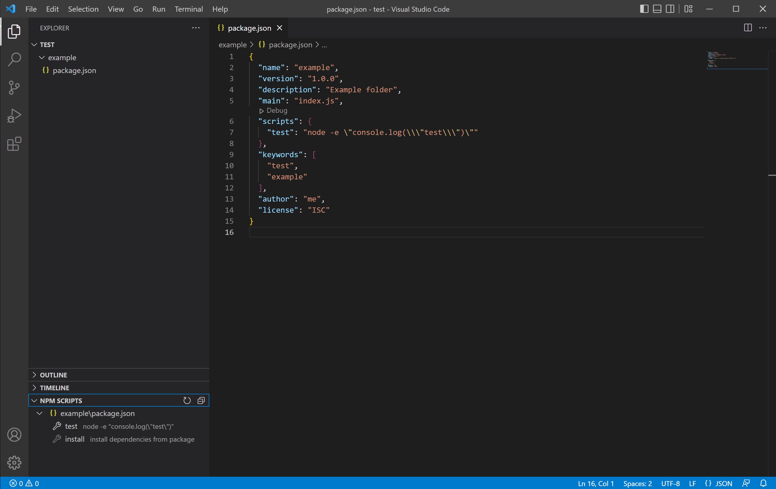 NPM Scripts Explorer does not show when there are no top-level package.json · Issue #152211 ...