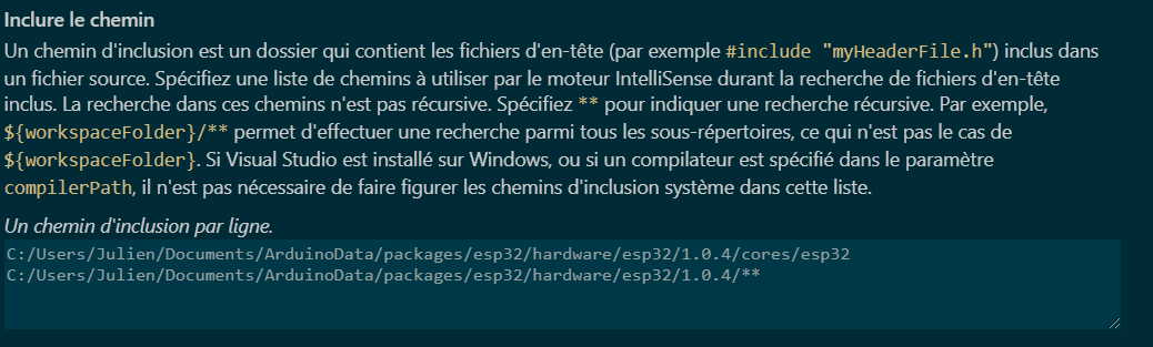 IntelliSense is unable to use recursive search · Issue #7314 · microsoft/vscode-cpptools · GitHub