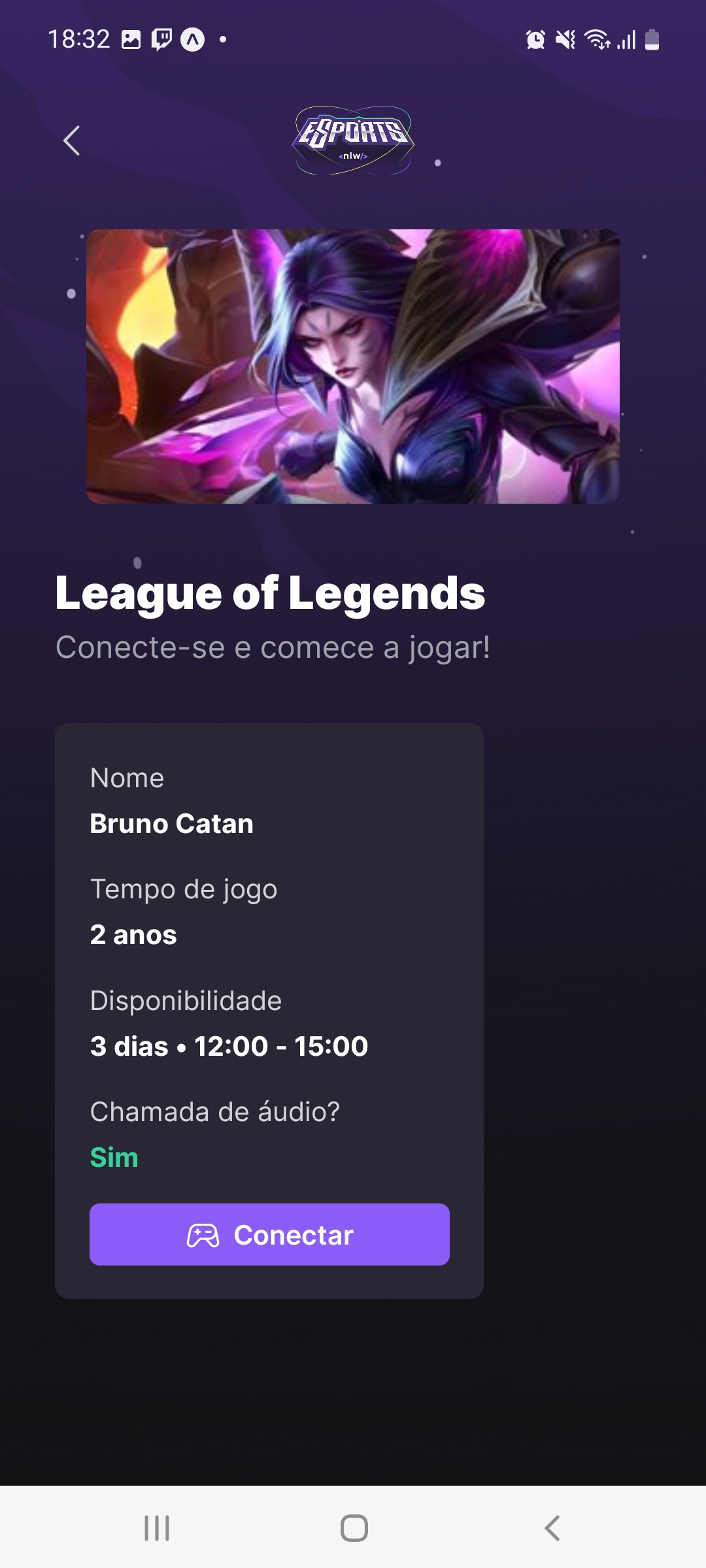 GitHub - BrunoCatan/Projet-nlw-esports