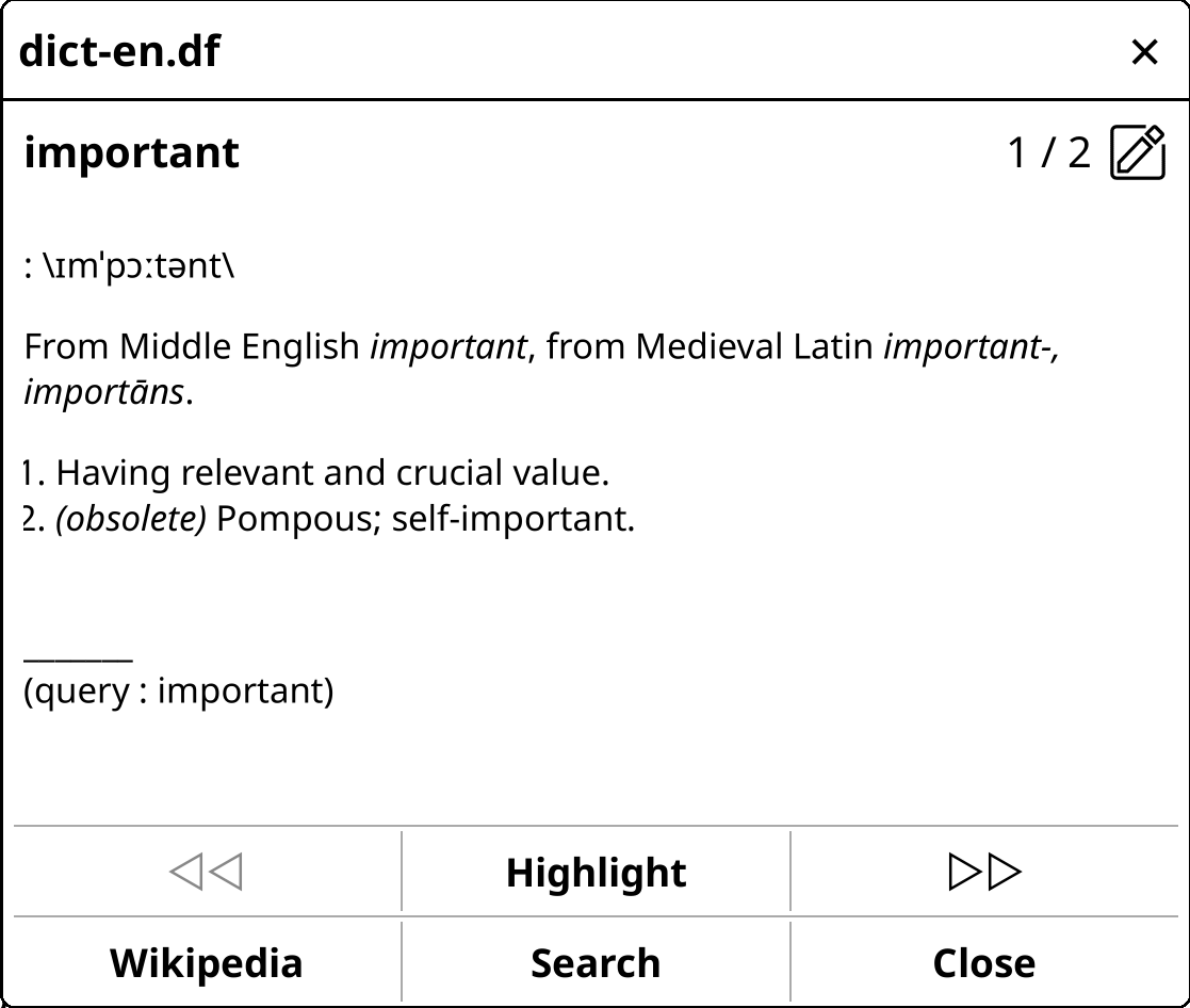 Numbering of definitions in dictionary pop-up misaligned (on KOA3) · Issue #7946 · koreader ...