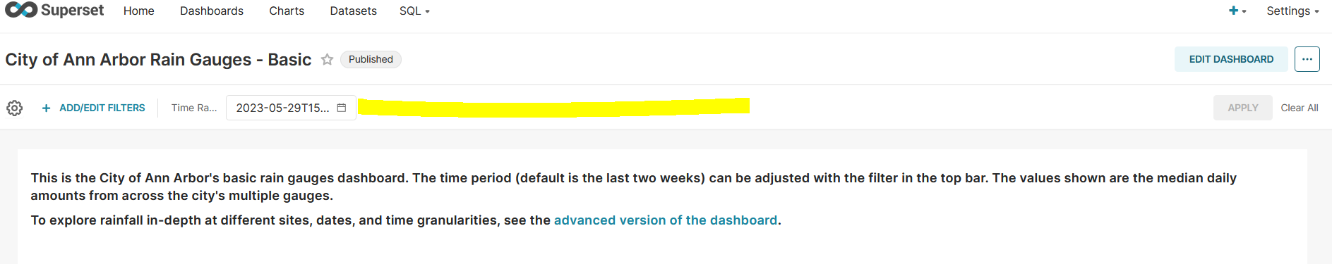 Horizontal dashboard filter bar should use full width available · Issue ...