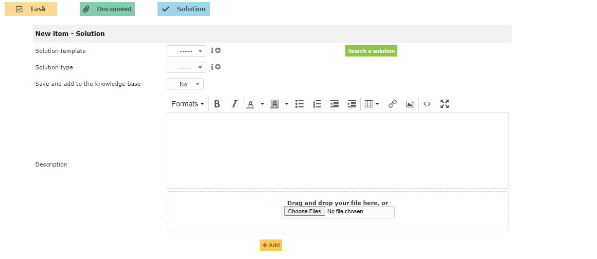 95 Cant Any Longer Attach Documents When Posting A Solution · Issue 8372 · Glpi Project