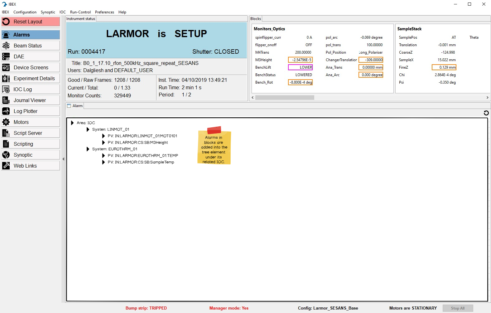 Discussion: Alarm view potentially confusing when compared to blocks · Issue #4707 ...