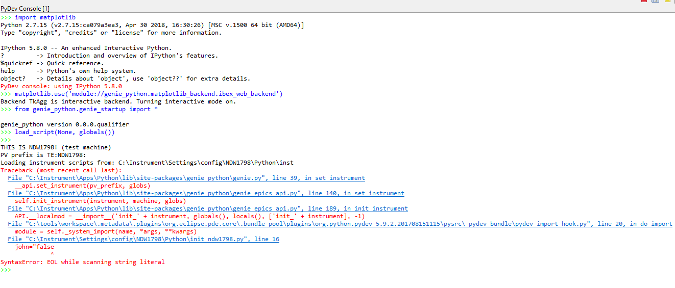 Genie_python: On set_instrument provide better error description · Issue #4965 ...