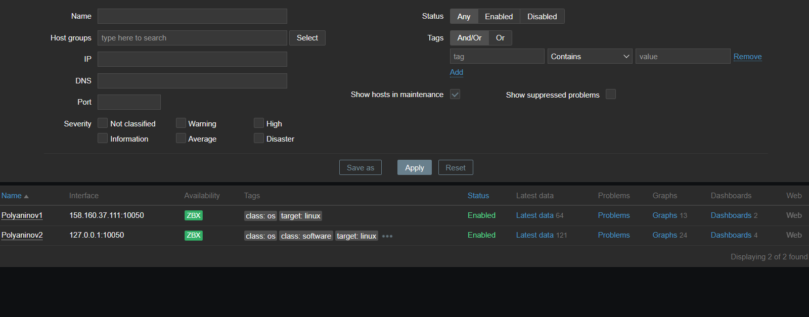 GitHub - Polyaninov/zabbix2