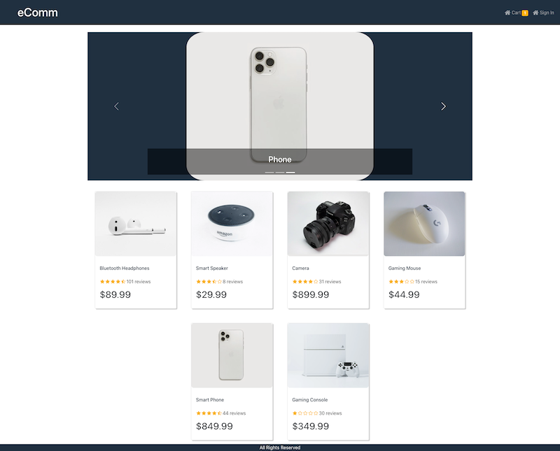 GitHub - gmnoe/eCommerce: A React eCommerce Application.