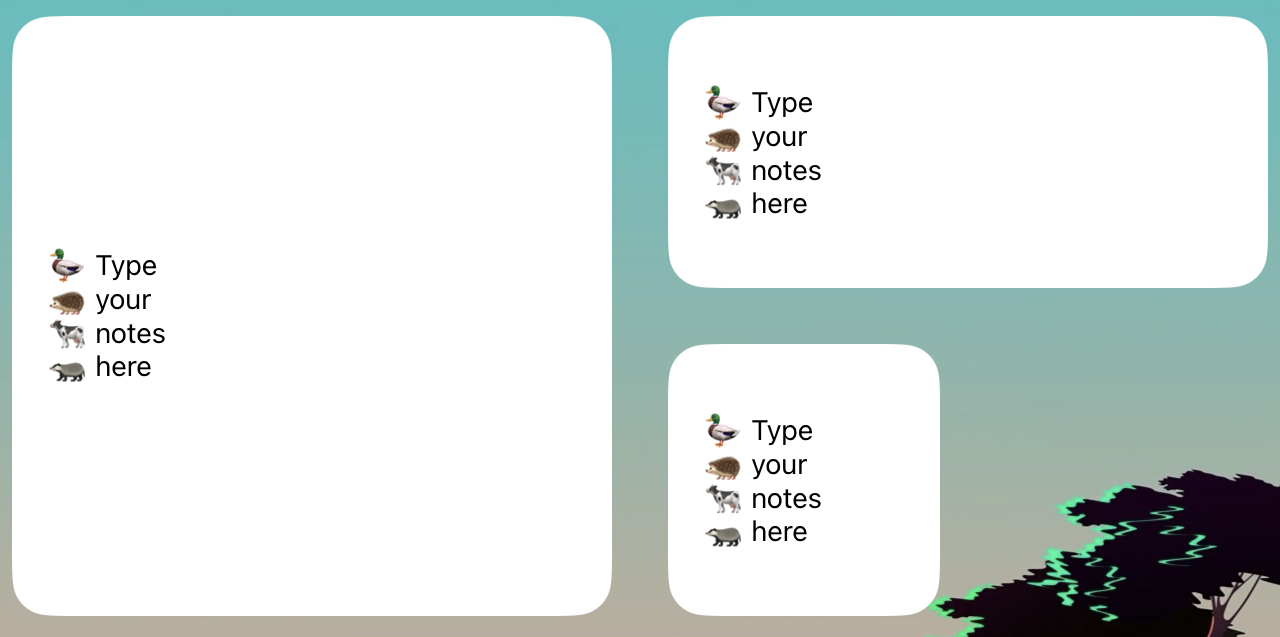 Github Ech0tom Scriptable Note Widget Simple Note Widget For Ios Ipados To Be Used With