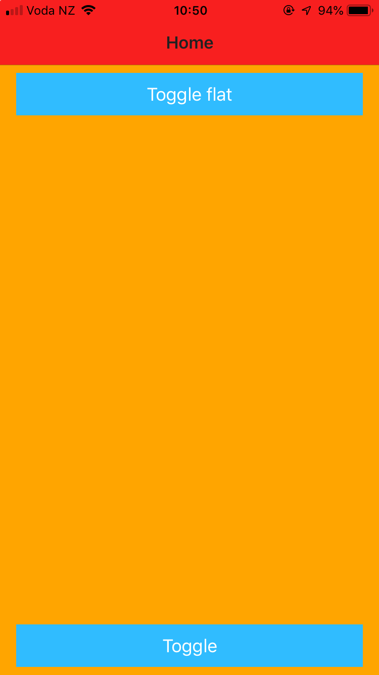 `flat True` Actionbar Will Add Blank Space To Each Page · Issue 1638 · Nativescript