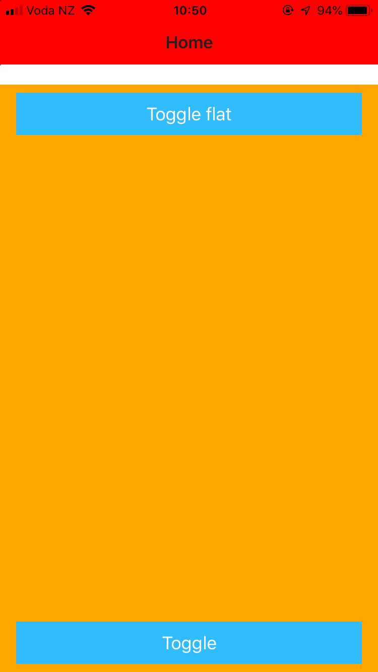 `flat True` Actionbar Will Add Blank Space To Each Page · Issue 1638 · Nativescript