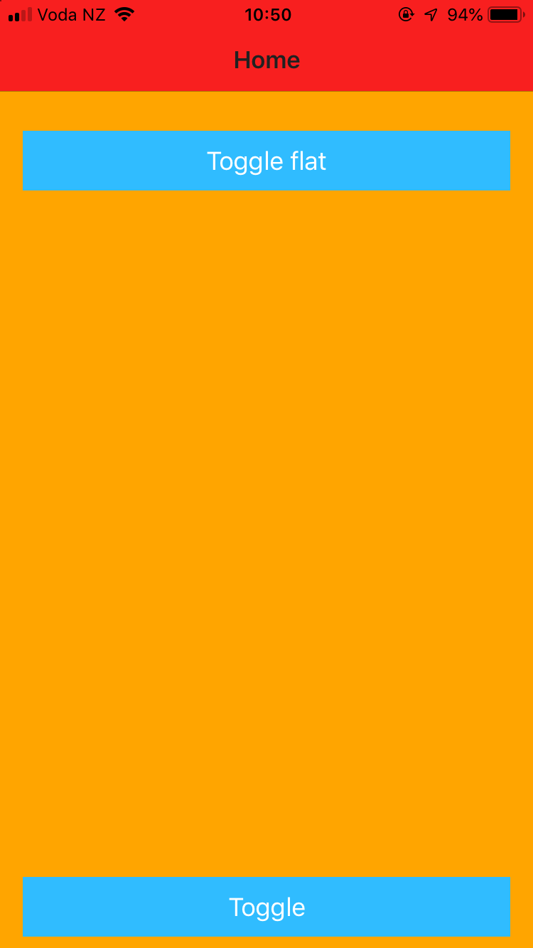`flat True` Actionbar Will Add Blank Space To Each Page · Issue 1638 · Nativescript