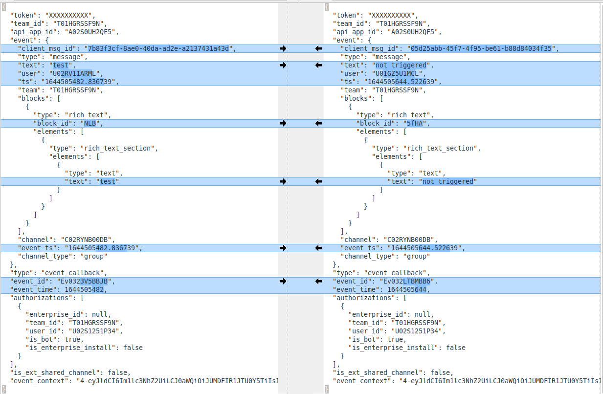 app.message(callbackFn) : callbackFn not called for messages sent by channel owner · Issue #1311 ...