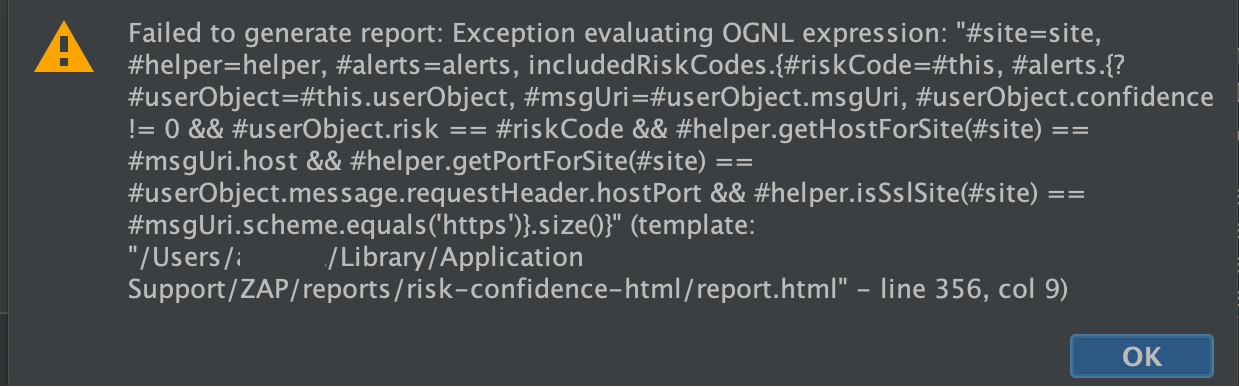 Incomplete report generation · Issue #6880 · zaproxy/zaproxy · GitHub
