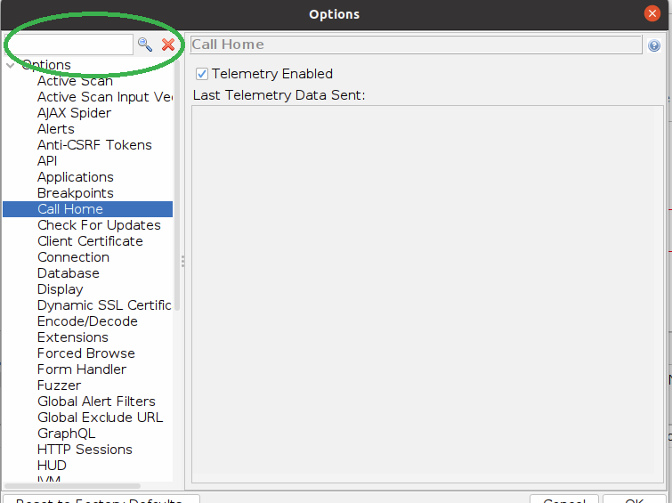 UI-improvement: Divide the options tabs into different sections · Issue #7180 · zaproxy/zaproxy ...