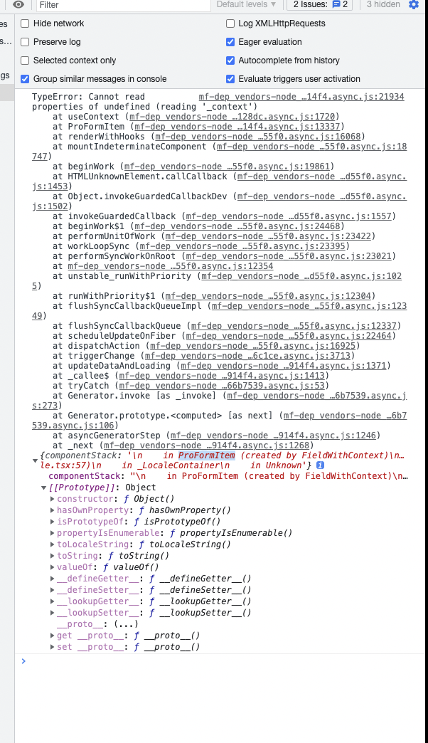 馃悰 Bug Cannot Read Properties Of Undefined Reading Context 路 Issue 3617 路 Ant Designpro