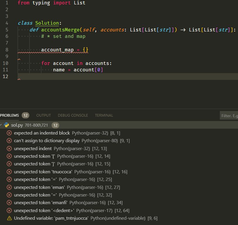 Unexpected syntax errors about random tokens · Issue #1449 · microsoft/python-language-server ...