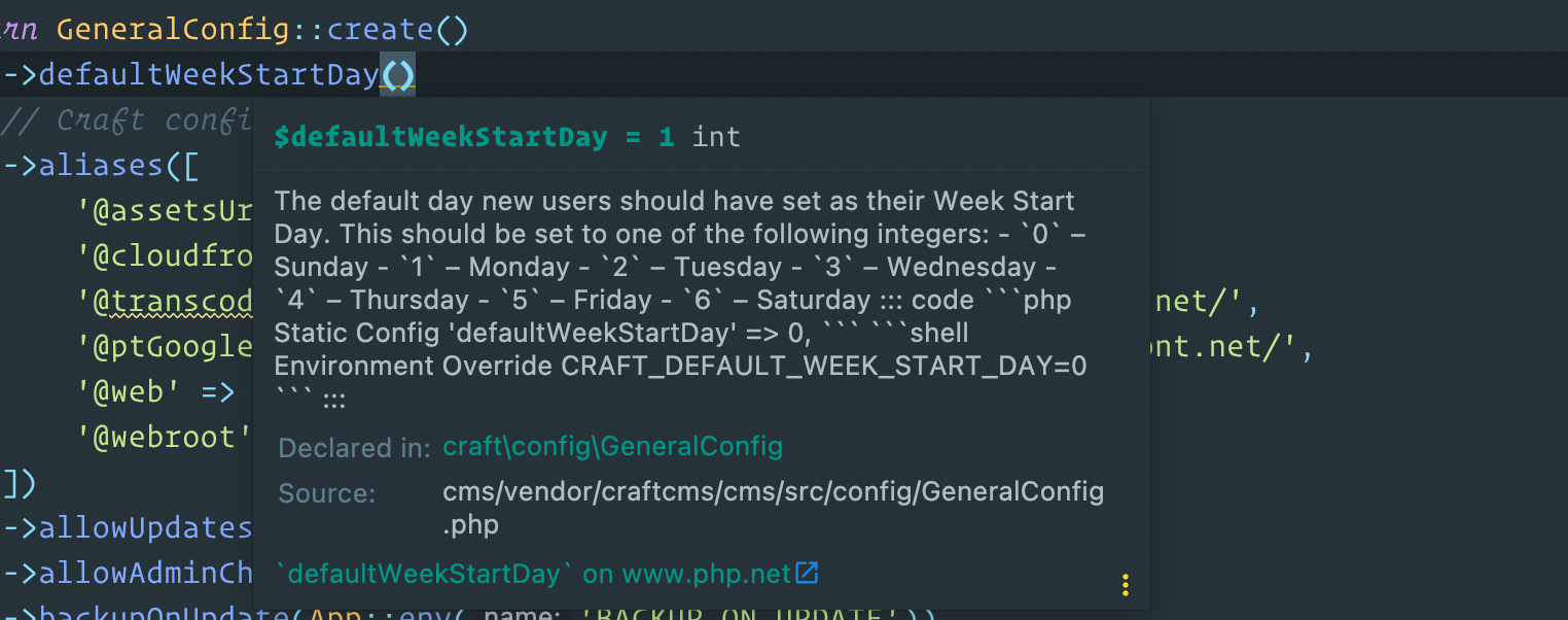 4x Long Docblock Comments For Config Fluent Model Setters · Issue 11723 · Craftcmscms · Github