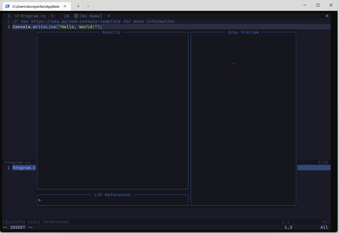 lsp_reference show empty list if I use omnisharp server · Issue #1924 · nvim-telescope/telescope ...