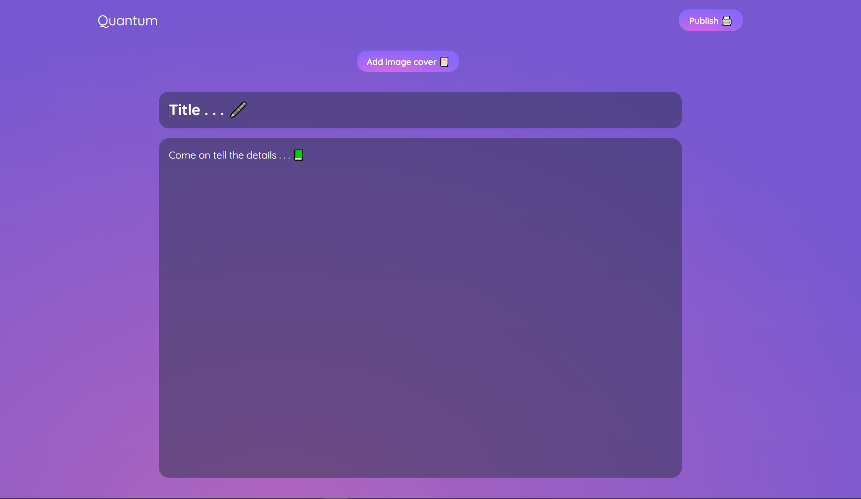 GitHub - Mob-Anish/Quantum: Explore the world in tech as a blogging platform