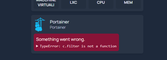 [Bug] the portainer widged seems not working · Issue #1427 · gethomepage/homepage · GitHub