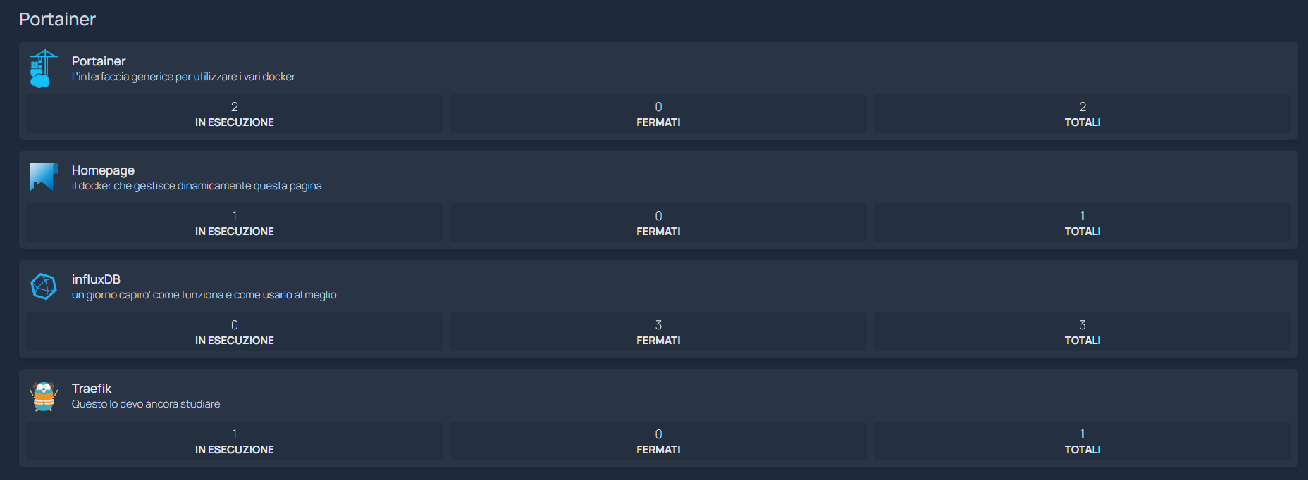 [Feature Request] Multiple widget for portainer · gethomepage homepage · Discussion #1428 · GitHub
