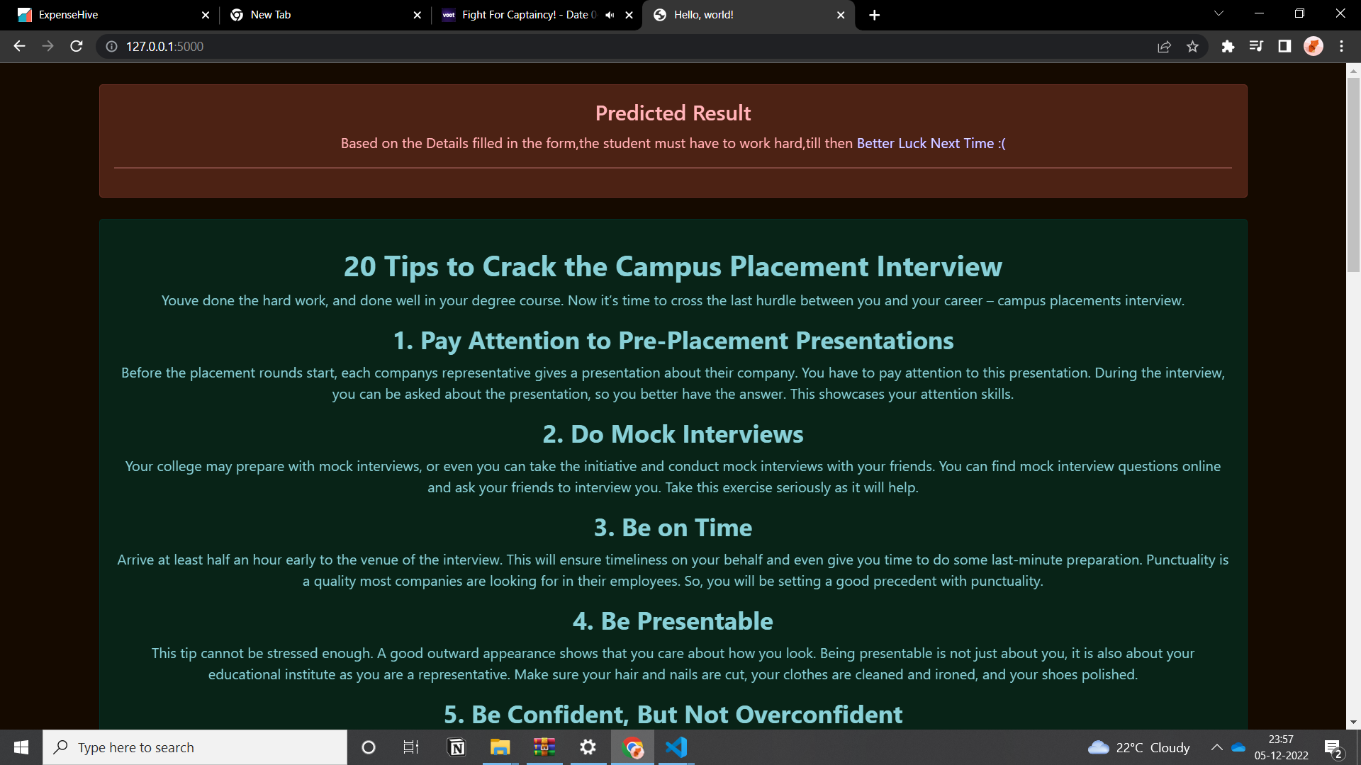 GitHub - itskartikp/CampusPlacementPrediction