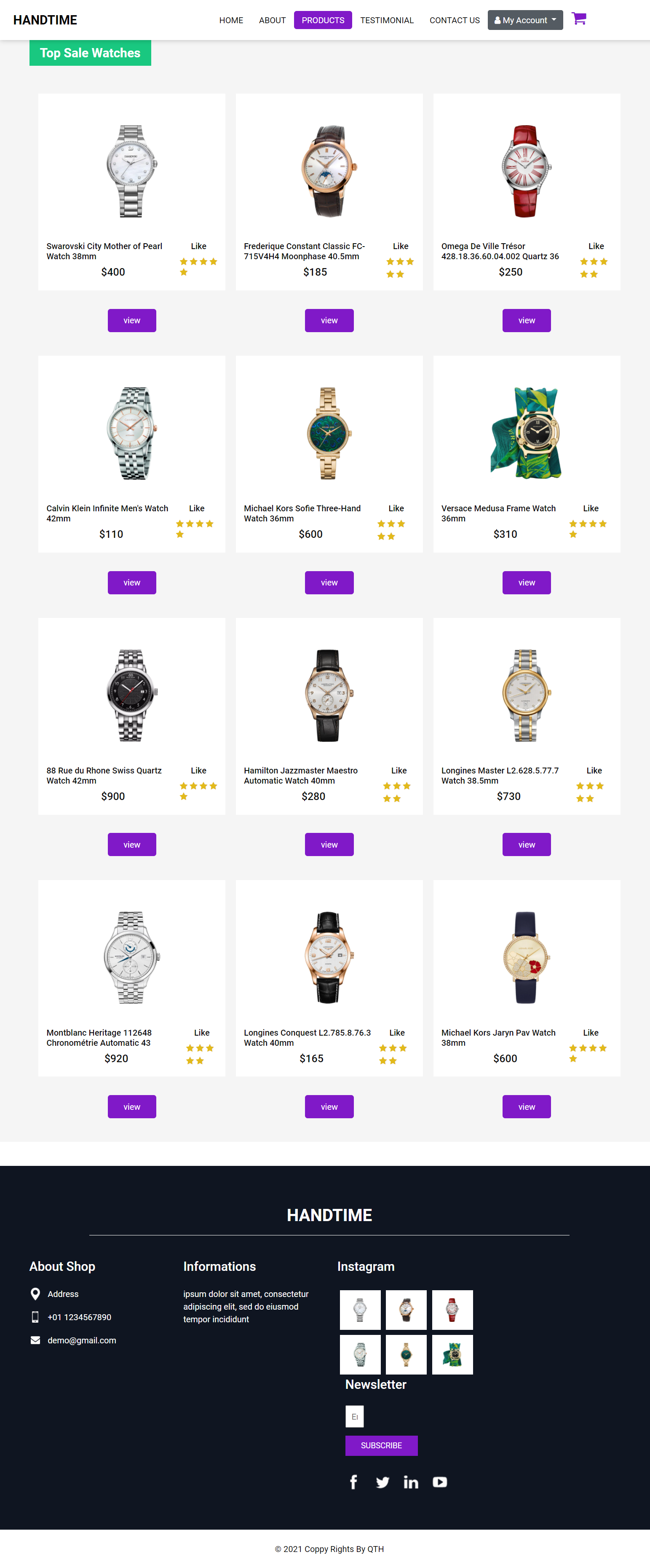 GitHub - nguyendaoquy7/shop-watch
