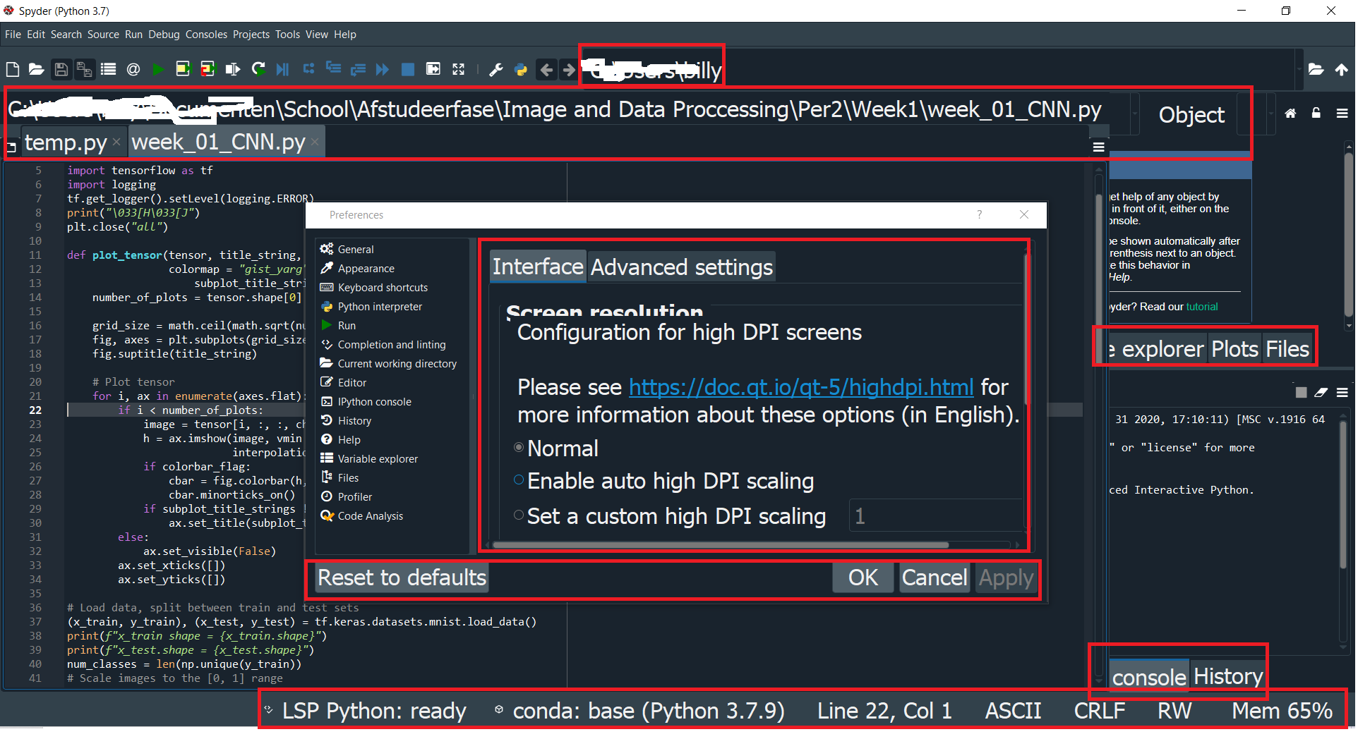 Unchangeable Font Size Issue 14678 Spyder ide spyder GitHub