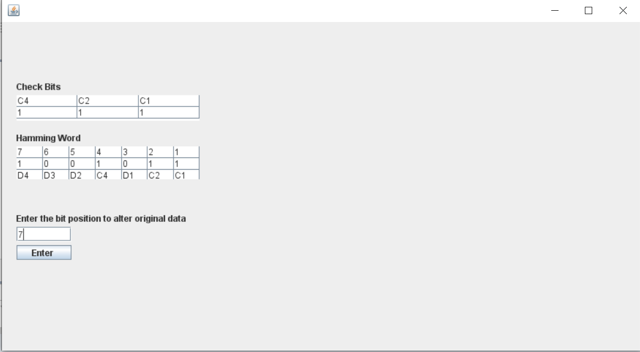 GitHub - irematak/Hamming-Error-Correcting-Code-Simulator